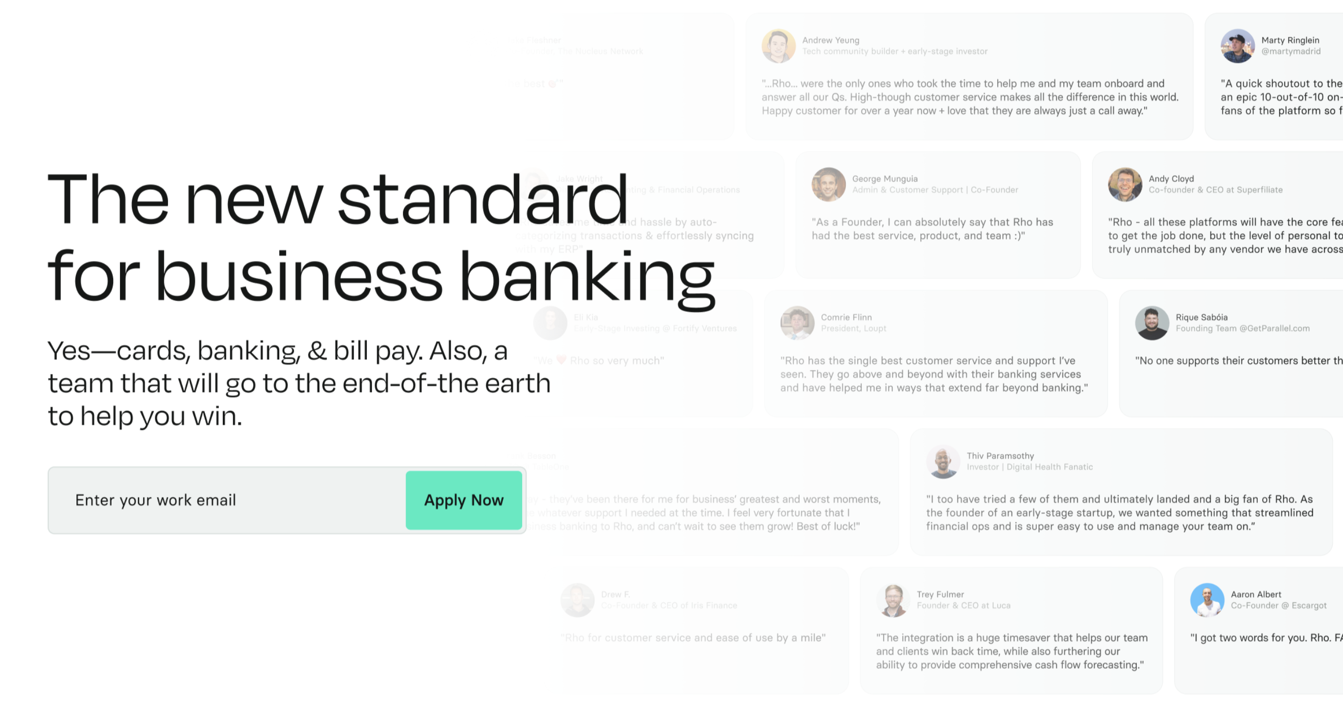 Rho - Banking for Businesses